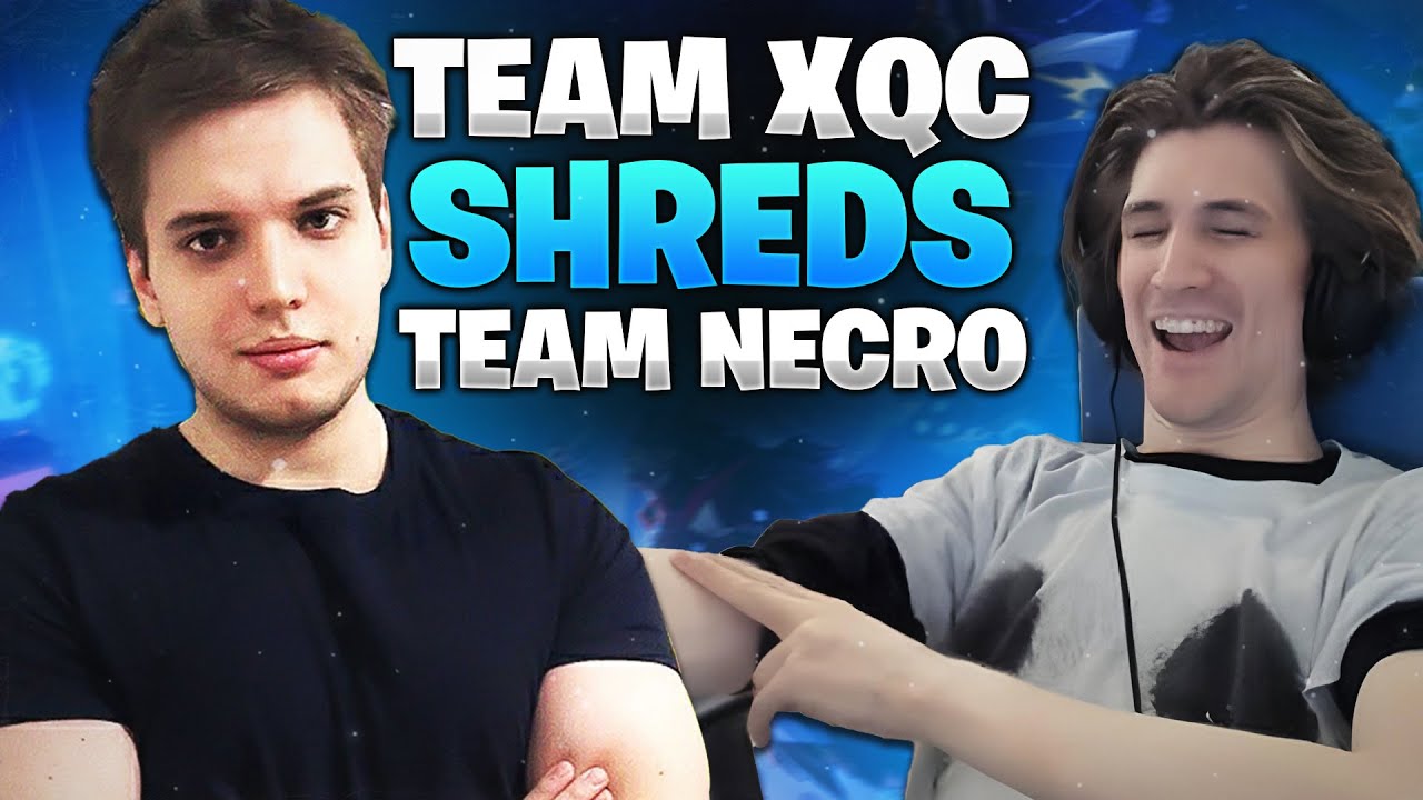 [BOTH POV] - Team xQc Destroyed Necros Team in Twitch Rivals (GAME 1 ...