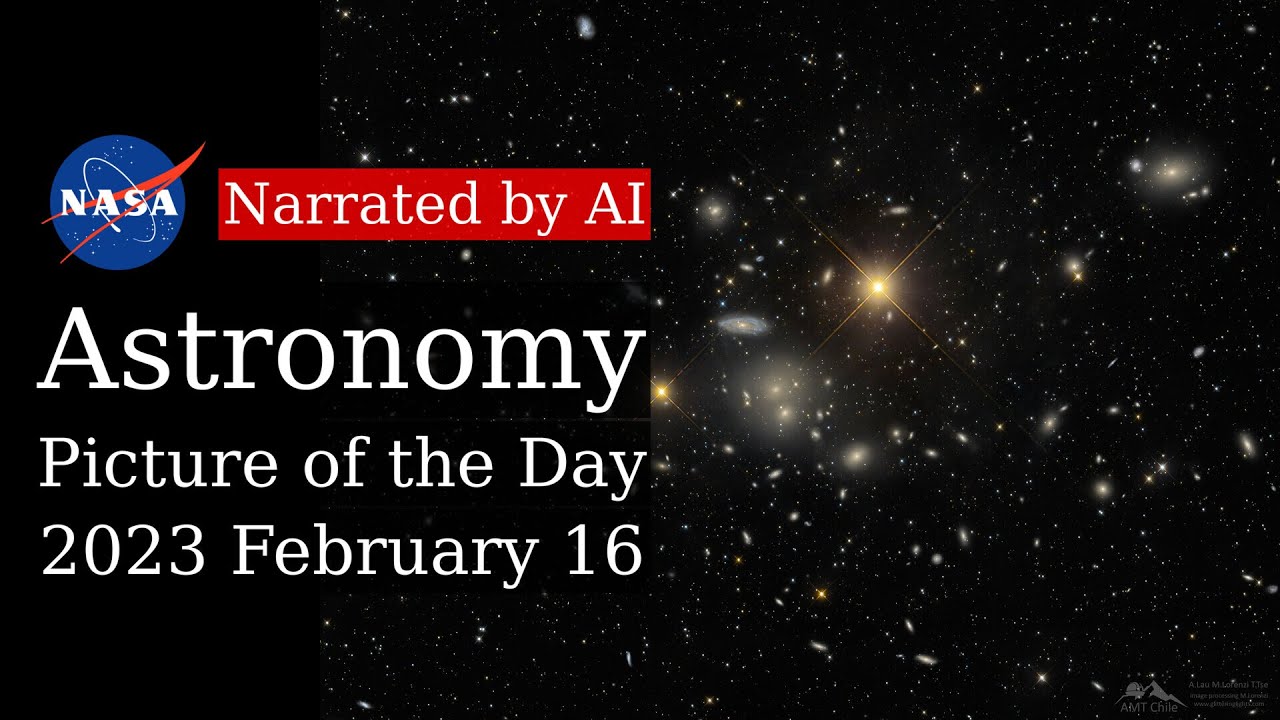 APOD: 2023-02-16 - The Hydra Cluster of Galaxies (Narrated by Joanna ...