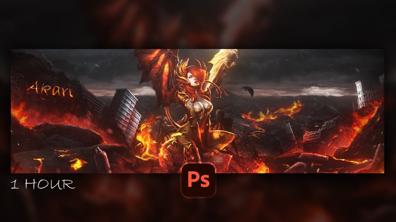 Header Speedart - Lava/Magma City Manipulation - YouTube