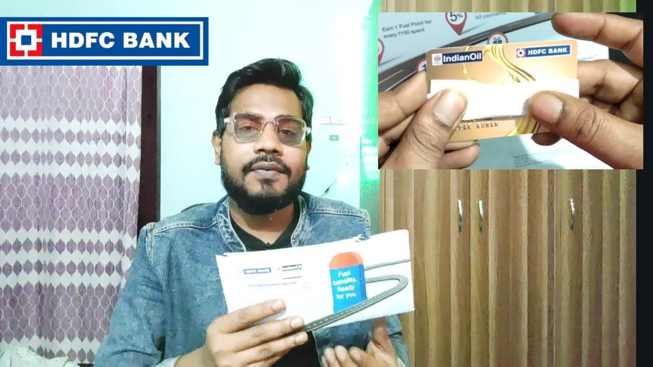 My first Credit Card Unboxing ll HDFC Bank IOCL Credi Card eligiblity ...