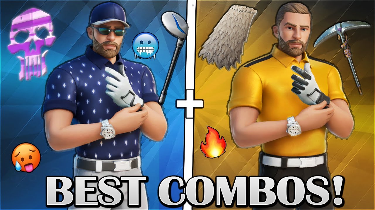 10 BEST MALE GOLF SKIN COMBOS YOU MUST TRY! (Fortnite New Golf Skin ...