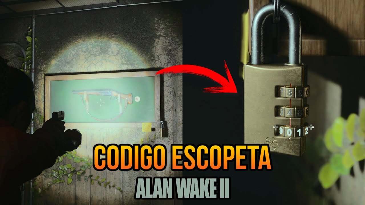 ALAN WAKE 2 - CODIGO DE LA ESCOPETA / TROFEO "ADELANTE" - YouTube