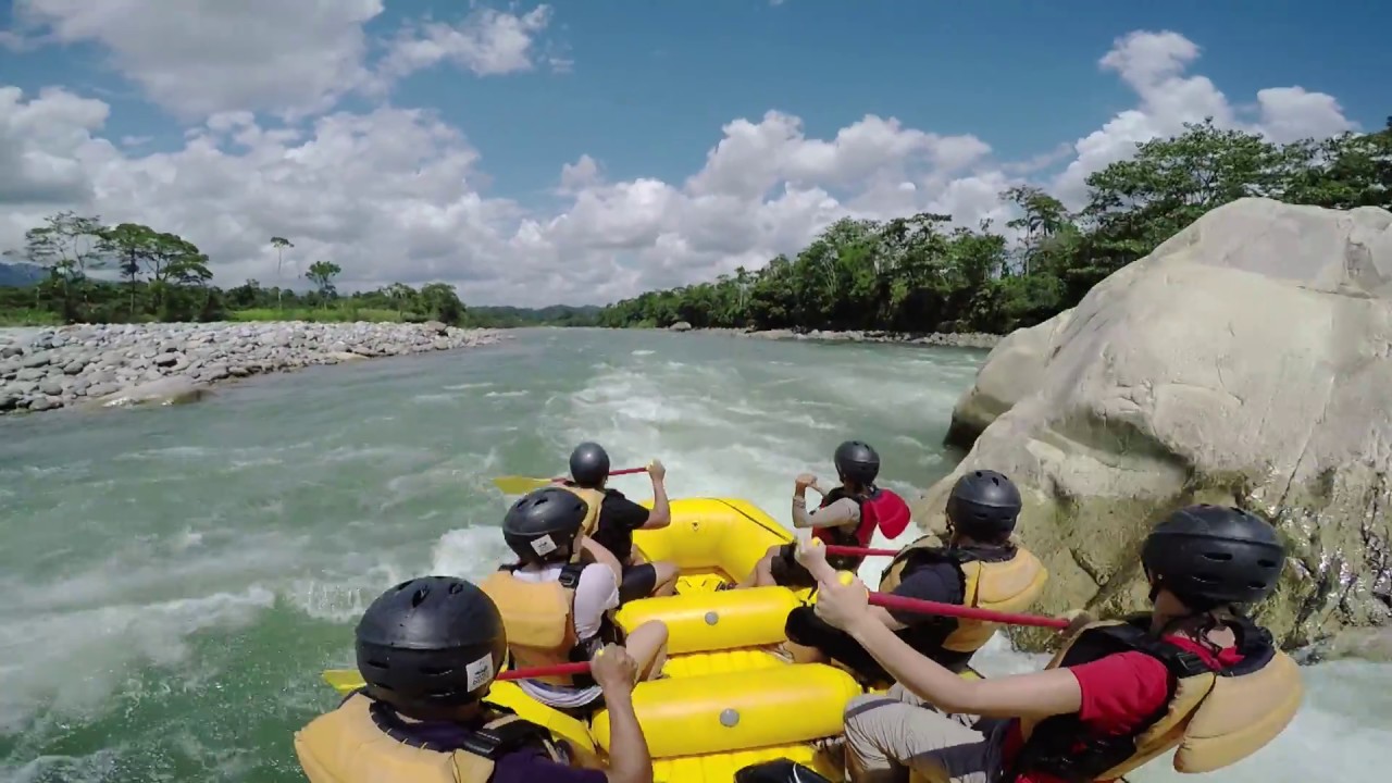 Gopro. Rafting in the Amazon Rainforest. Anaconda Lodge Ecuador [HD ...