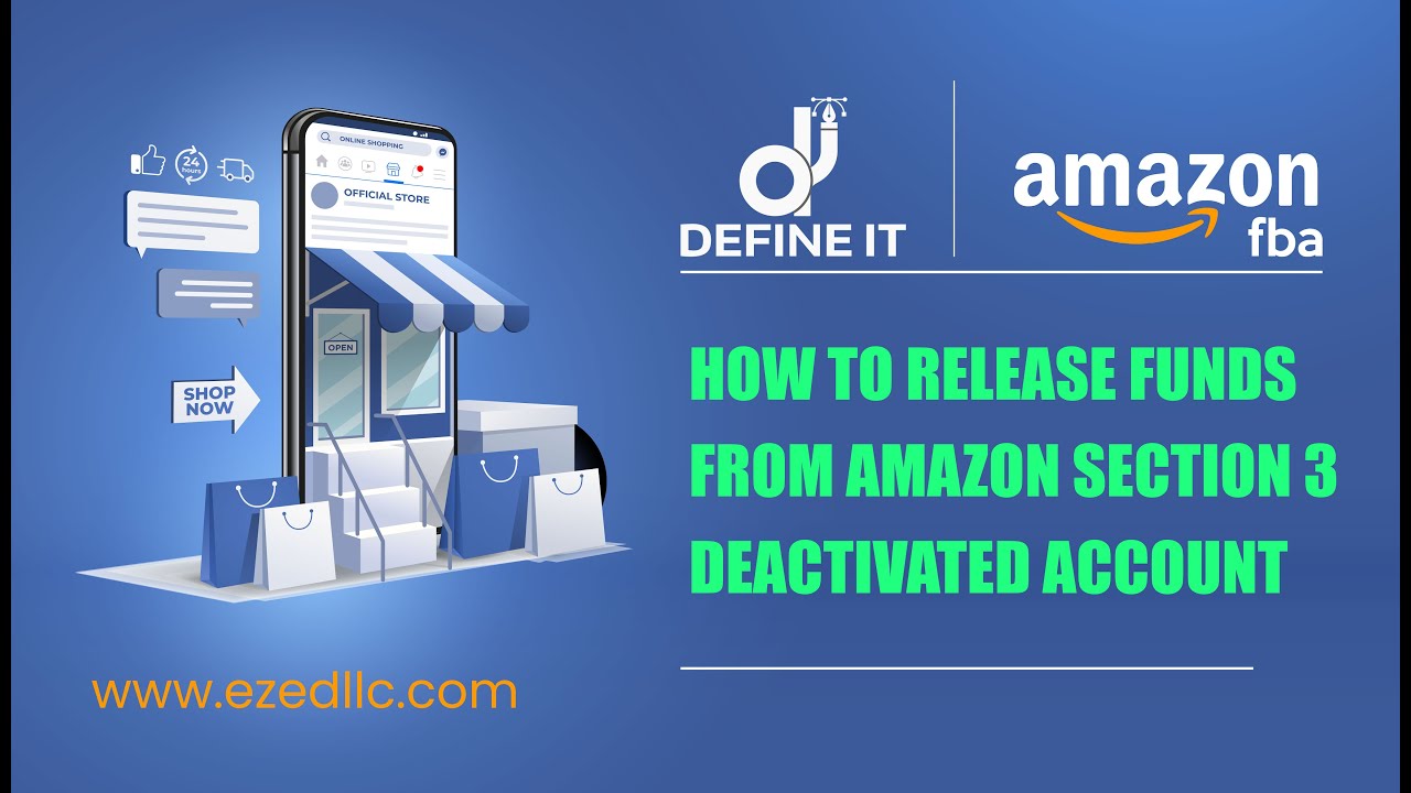 How to Release Funds From Amazon Section 3 Deactivated Account - YouTube