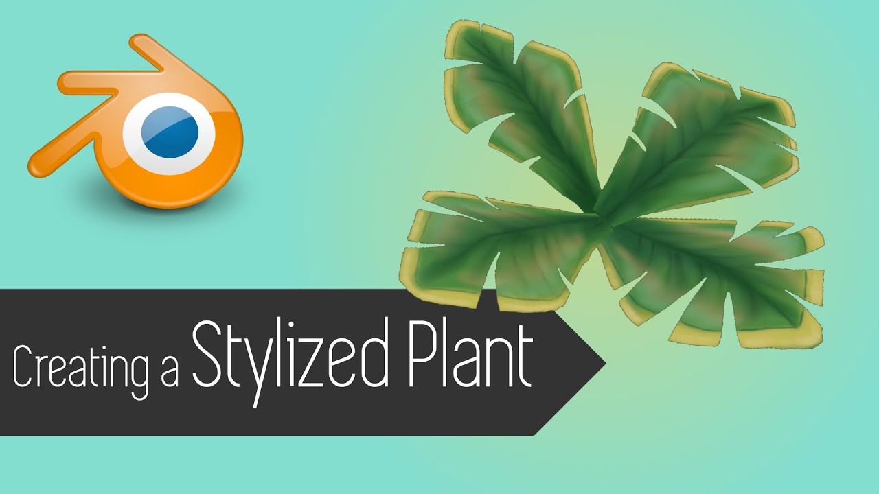 How to create a stylized plant in Blender 2.8 - YouTube