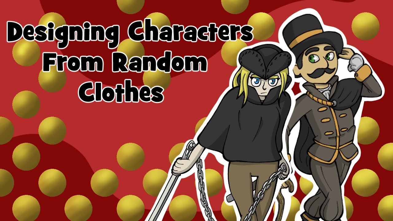 Artists Designs Characters Based on Random Clothes - YouTube