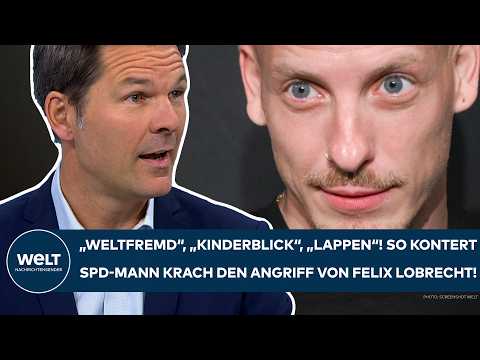 BERLIN: „Weltfremd“, „Kinderblick“, „Lappen“! So kontert der SPD-Mann den Angriff von Felix Lobrecht