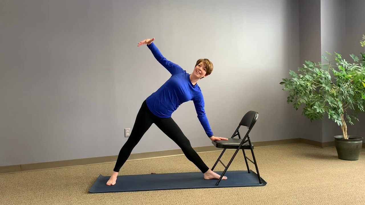 Chair yoga Breath and Body Awareness - YouTube