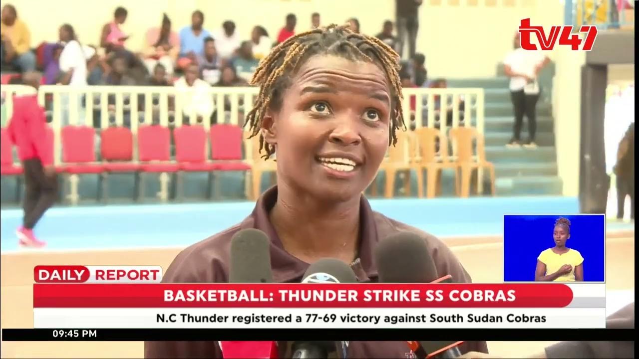 Nairobi City Thunder have registered a 77-69 victory against South Sudan-based side Cobras - YouTube