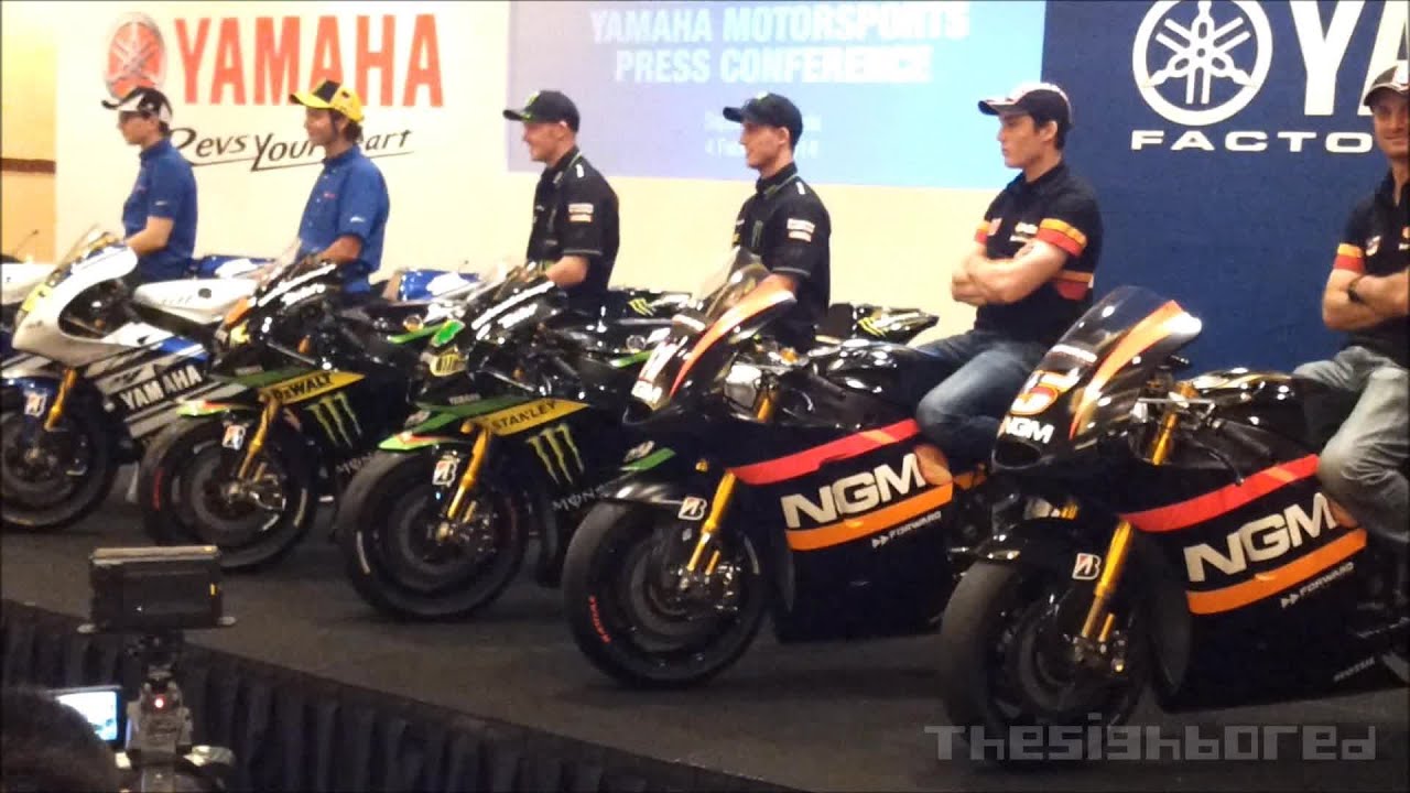 2014 Yamaha MotoGP Press Conference in Malaysia - YouTube
