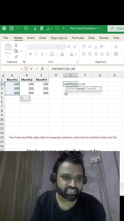 Top 5 Excel Functions #shorts #ytshorts #exceltips #excel #datavisualization - YouTube