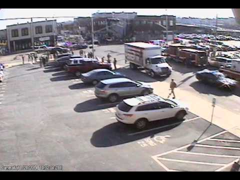 BUILDING COLLAPSE: Police chase ends in car crash and partial building ...