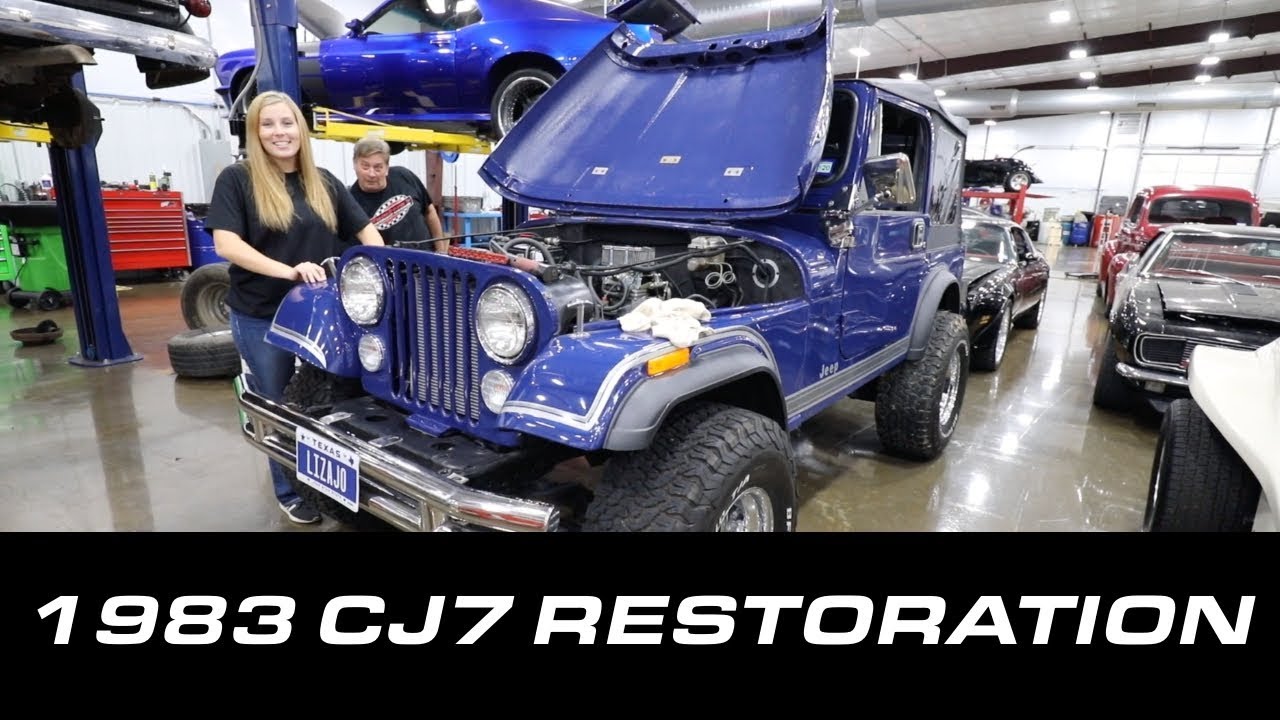 1983 Jeep CJ7 Complete Restoration - YouTube