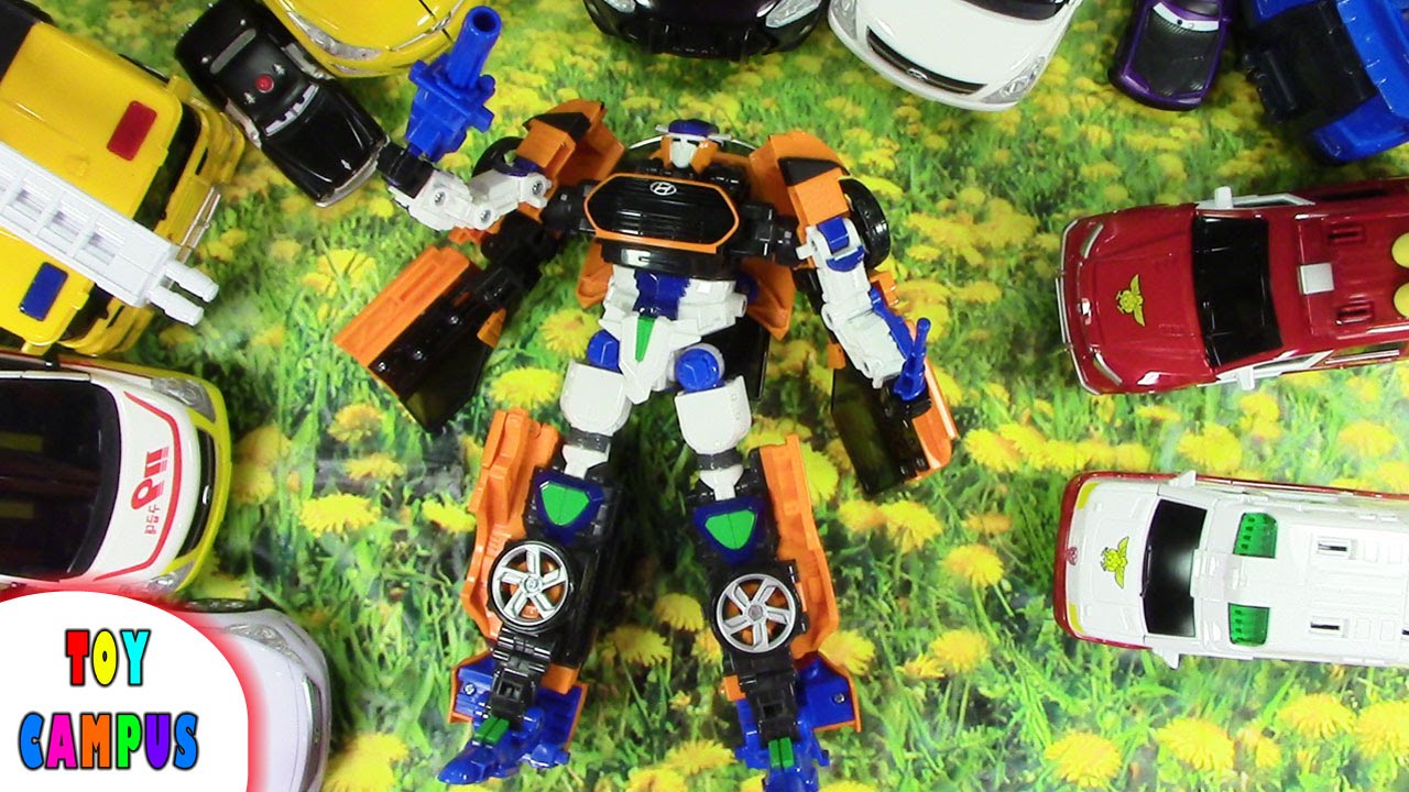 Hello Carbot Veloster Sky Robot to Car | 헬로카봇 벨로스터 스카이 | ToysReview ...