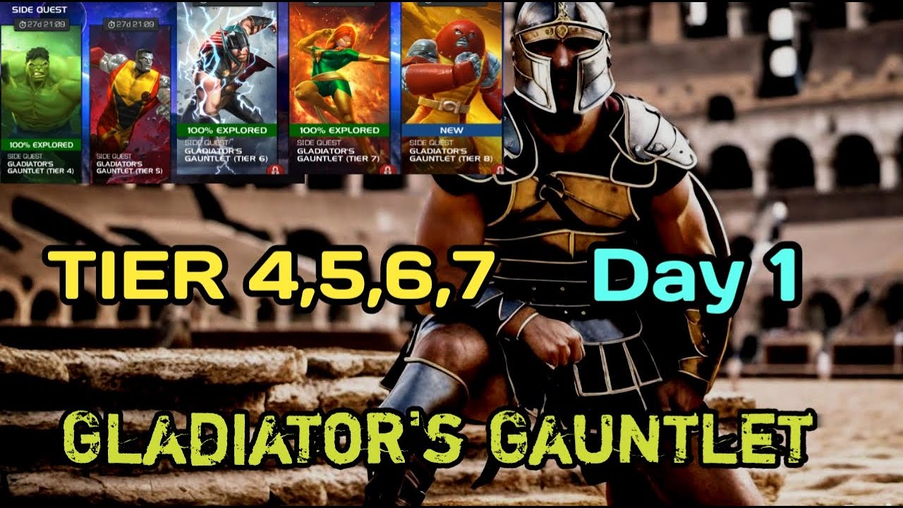 Gladiators Gauntlet - September 2023 SQ•Day 1 All Higher Tiers •4,5,6,7 ...