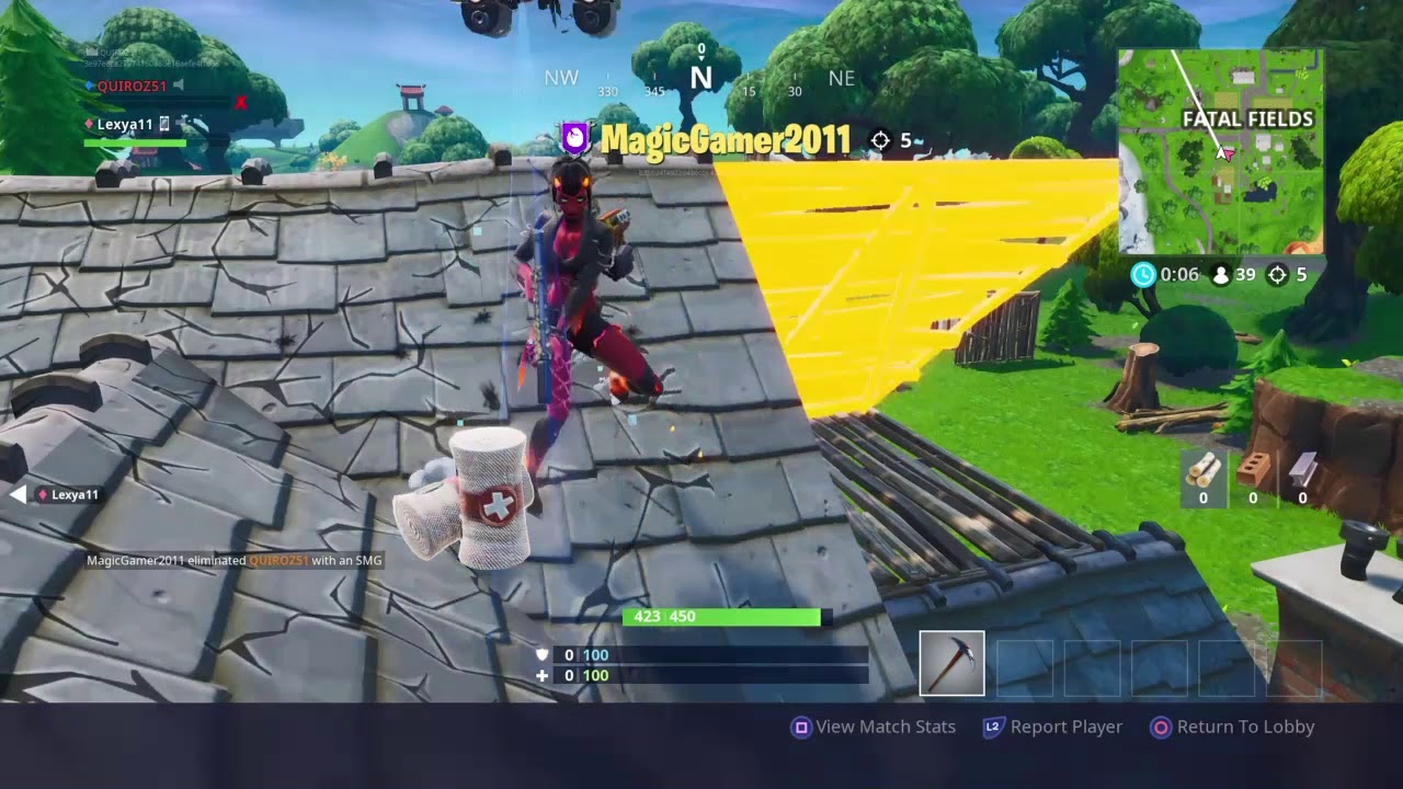 First fortnite video - YouTube