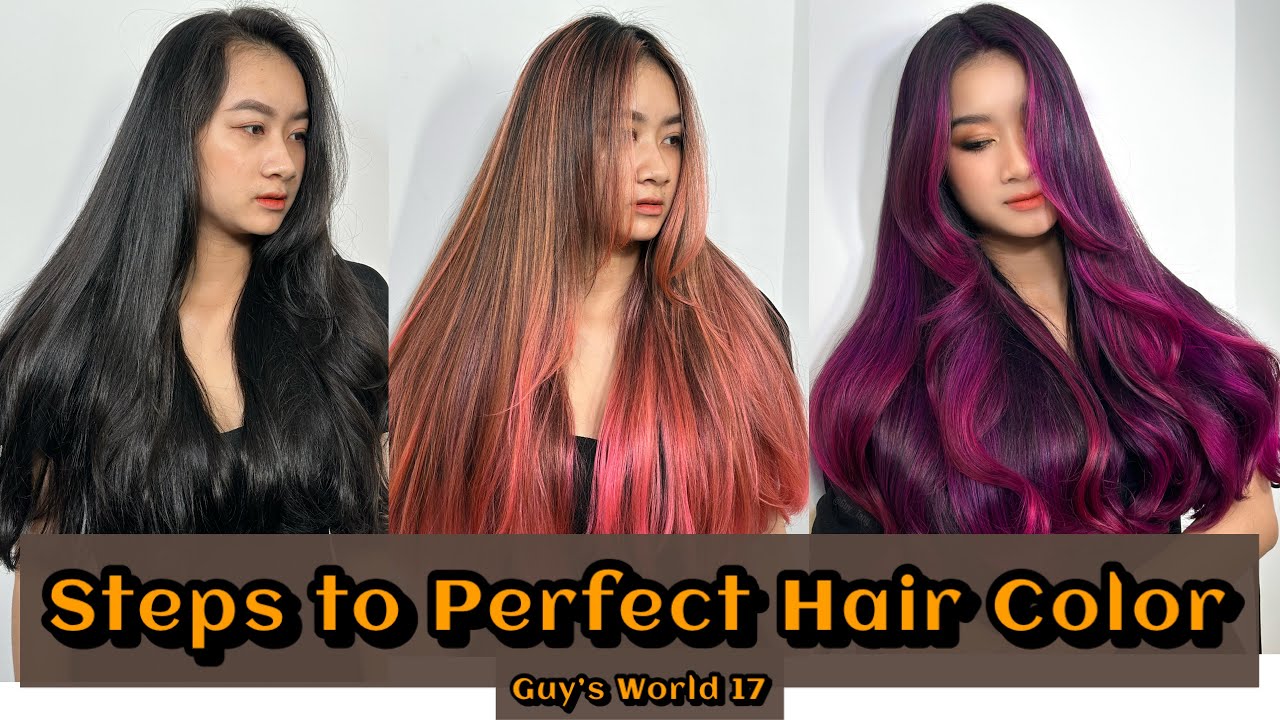 Steps to PERFECT Hair Color - Guy's World 17 - YouTube