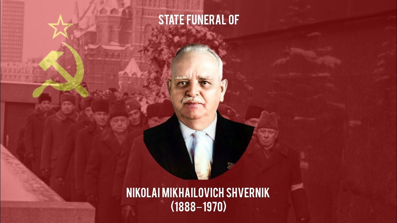 (RARE) State Funeral of Nikolai Mikhailovich Shvernik, December 24th ...