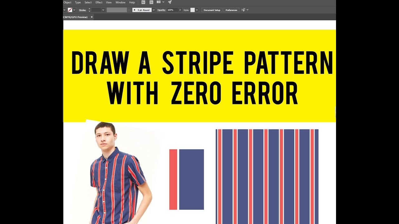 HOW TO CREATE STRIP PATTERN IN ILLUSTRATOR WITH ZERO ERROR YouTube how-to-create-strip-pattern-in-illustrator-with-zero-error-youtube