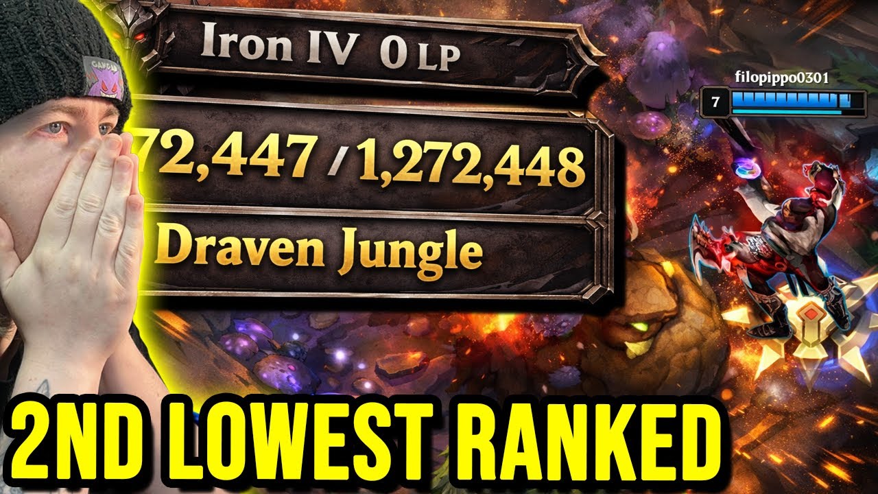 I Watched The 2nd Lowest Ranked Player In The Game - YouTube