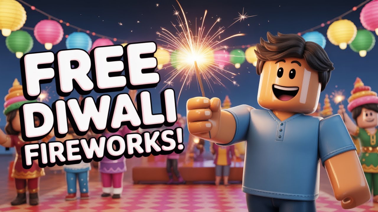 GET FREE Diwali Fireworks in ROBLOX Gameplay Now? - YouTube