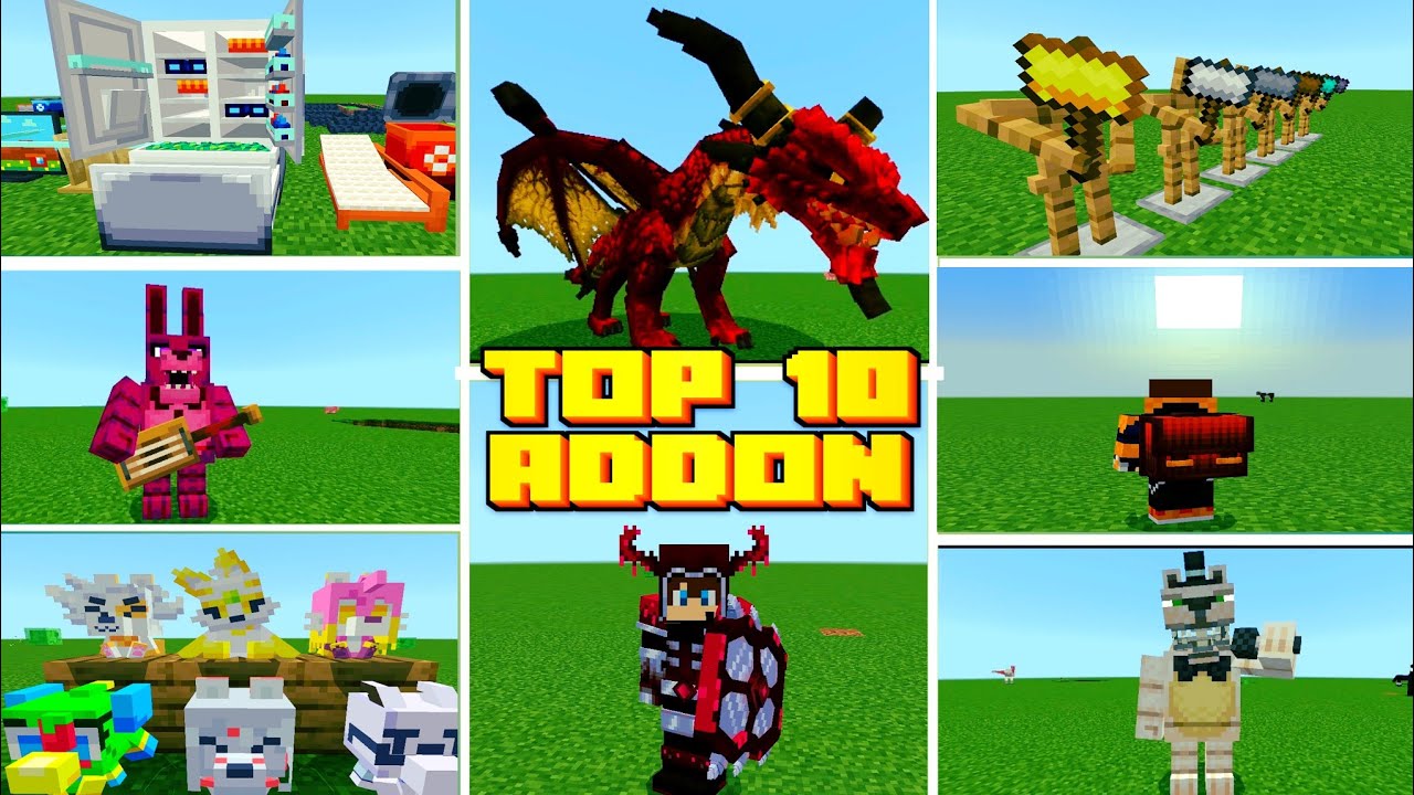 Top 10 survival mods Minecraft pocket edition 1.20/1.20.52( bedrock ...