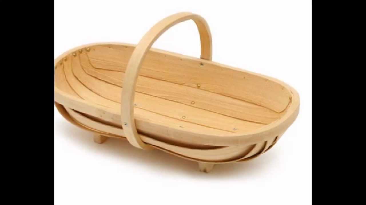 Beautifull Garden Trug Baskets - YouTube
