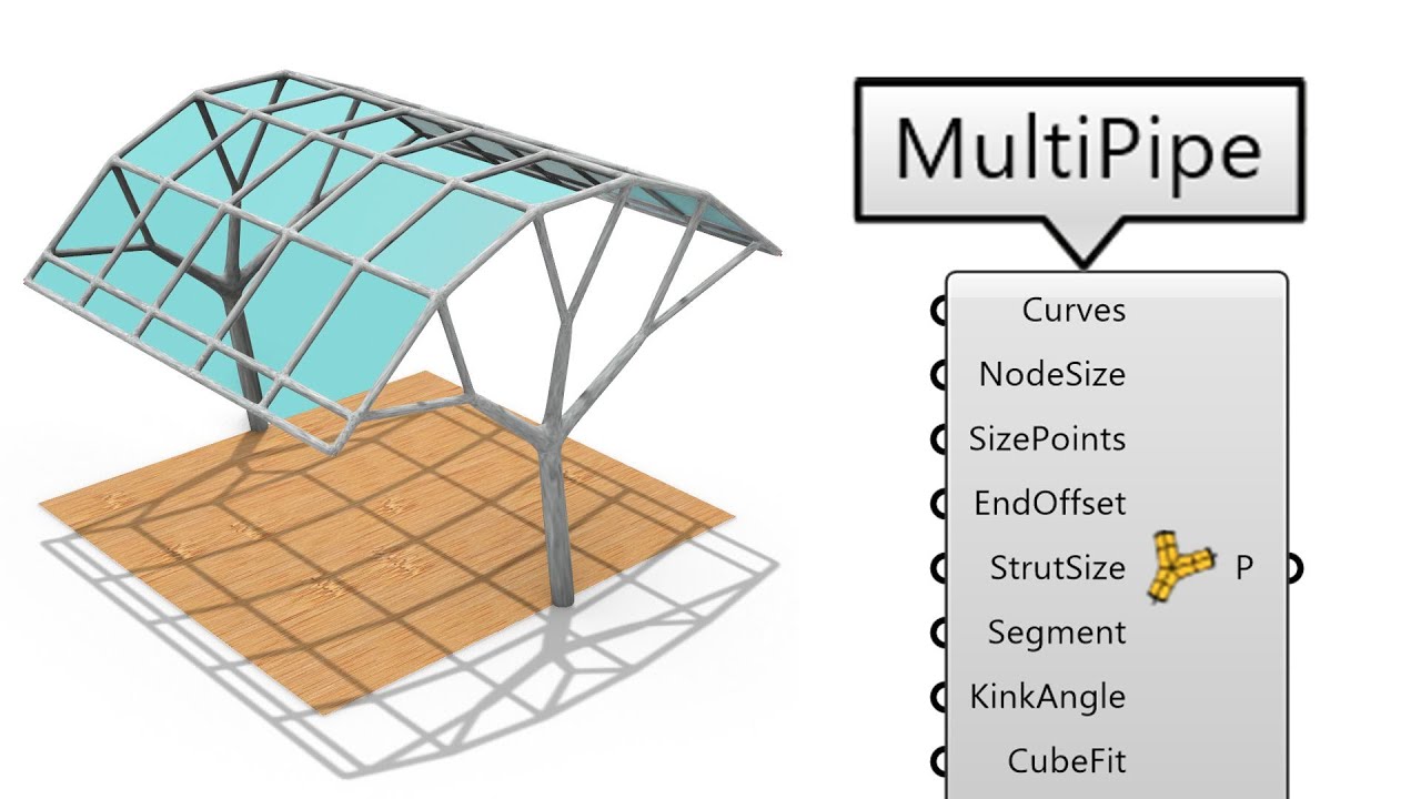 Grasshopper Structure (Parametric Truss) - YouTube