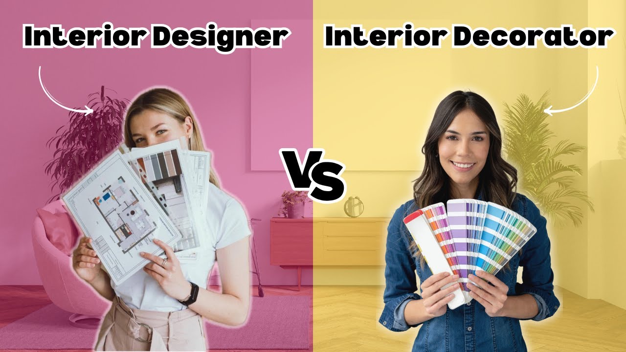 What's the BIG Difference Between an Interior Designer and Decorator ...