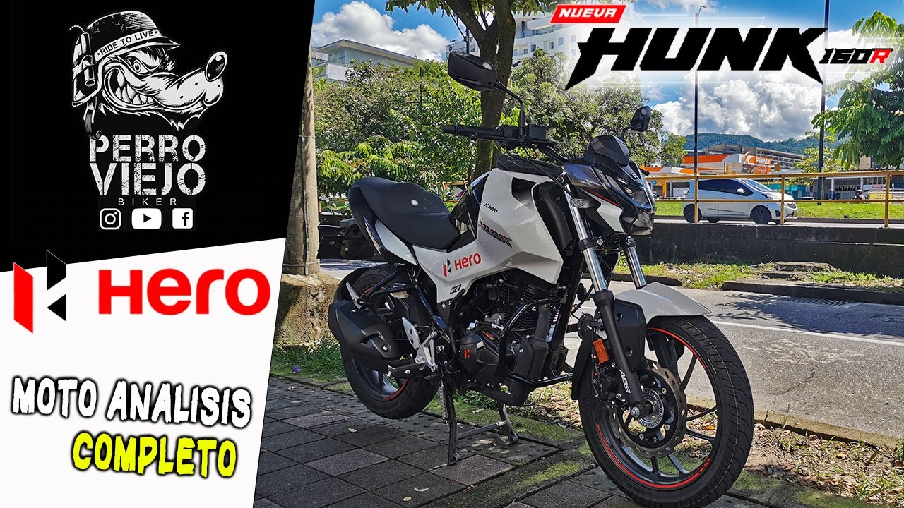 HERO HUNK 160 R - ANALISIS a fondo ¿Sera la mejor del segmento? - YouTube