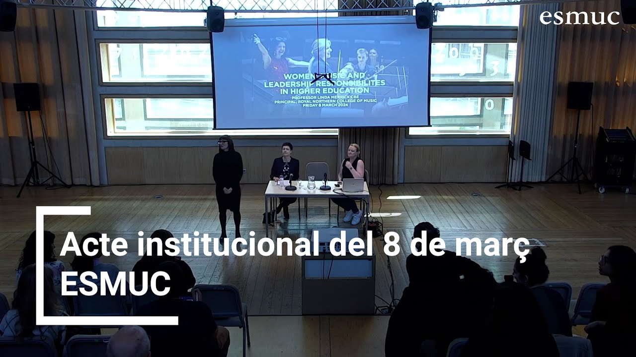 Acte institucional del 8 de març | Linda Merrick | ESMUC - YouTube