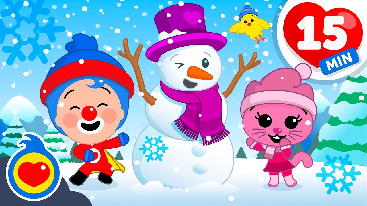 Fun In The Snow! ☃️ ️ Get Outside and Play | Nursery Rhymes for Kids ...