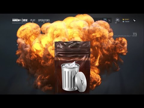 R6 - Operation Outbreak - Flaming Hot Garbage Pack Opening - YouTube