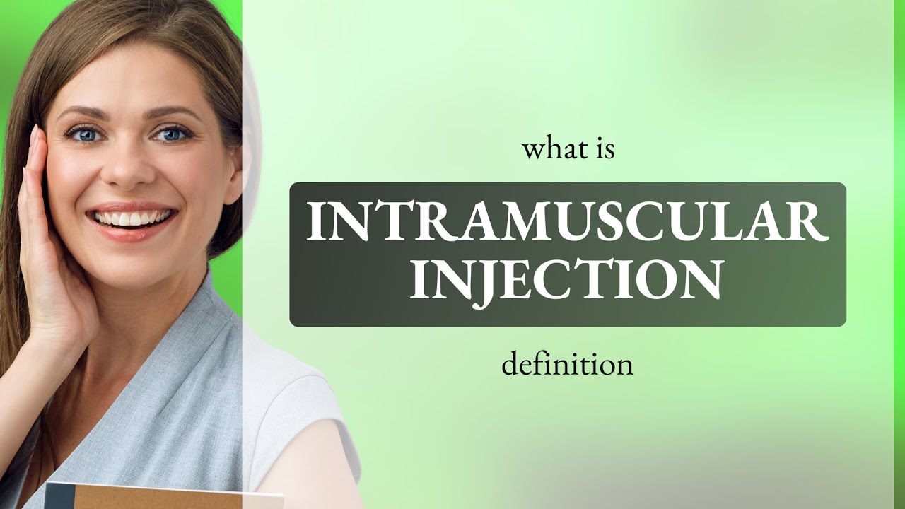 Intramuscular injection • what is INTRAMUSCULAR INJECTION definition ...
