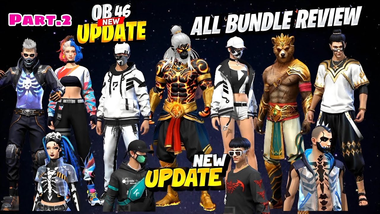 OB46 ALL LEGENDARY BUNDLE REVIEW | OB46 UPDATE ALL BUNDLE | OB46 UPDATE ...