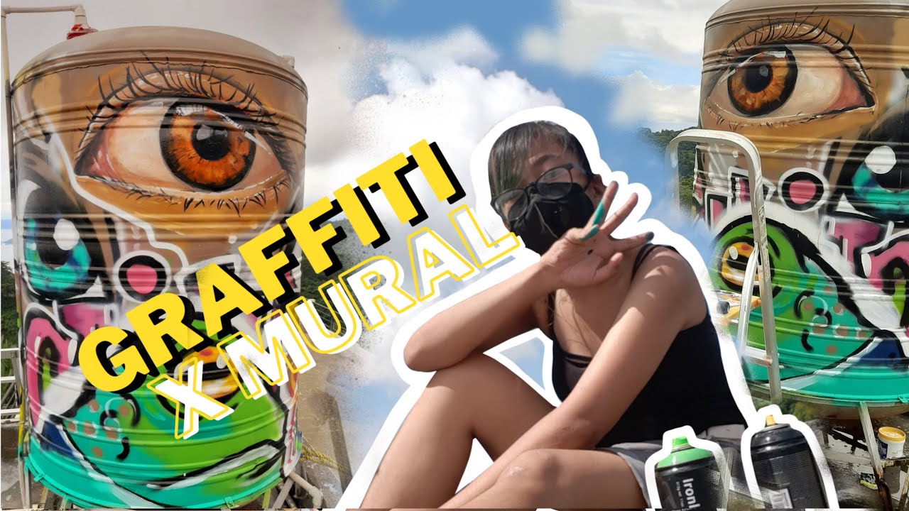 Water Tank Graffiti x Mural Project... WAIT UNTIL THE END #ASMR # ...