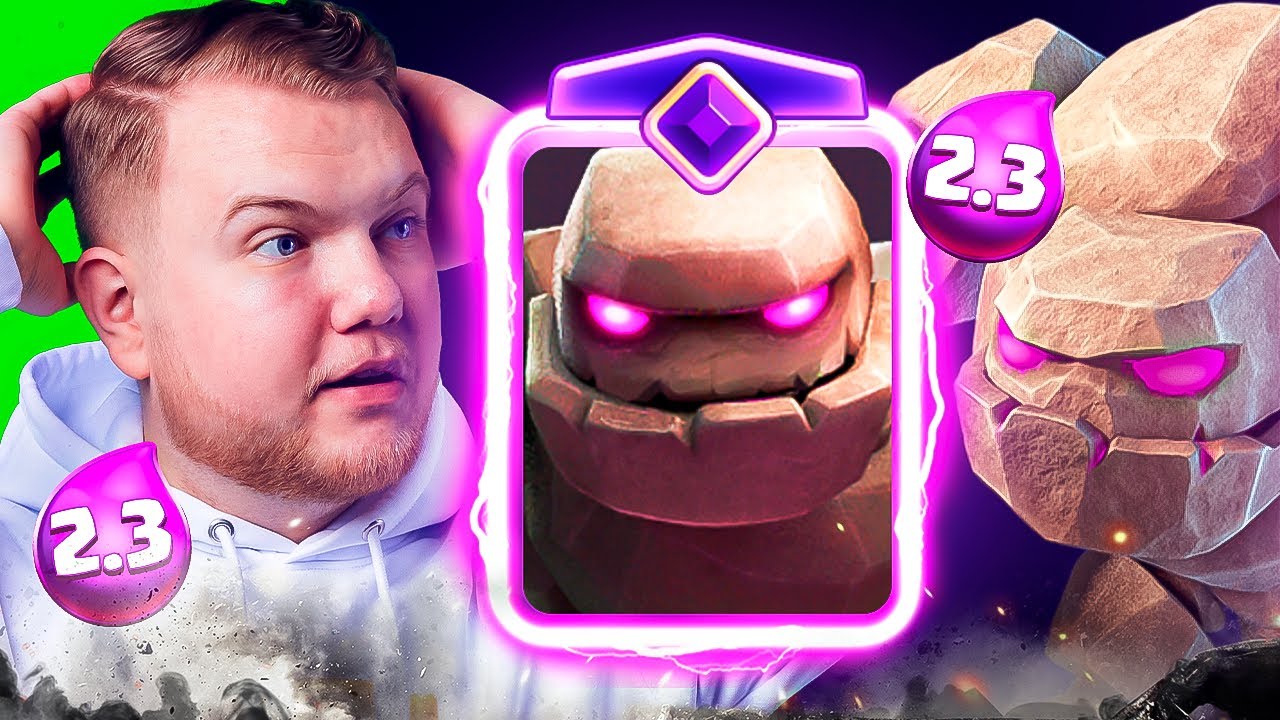 2.3 ELIXIR! FASTEST GOLEM CYCLE DECK IN CLASH ROYALE! - YouTube