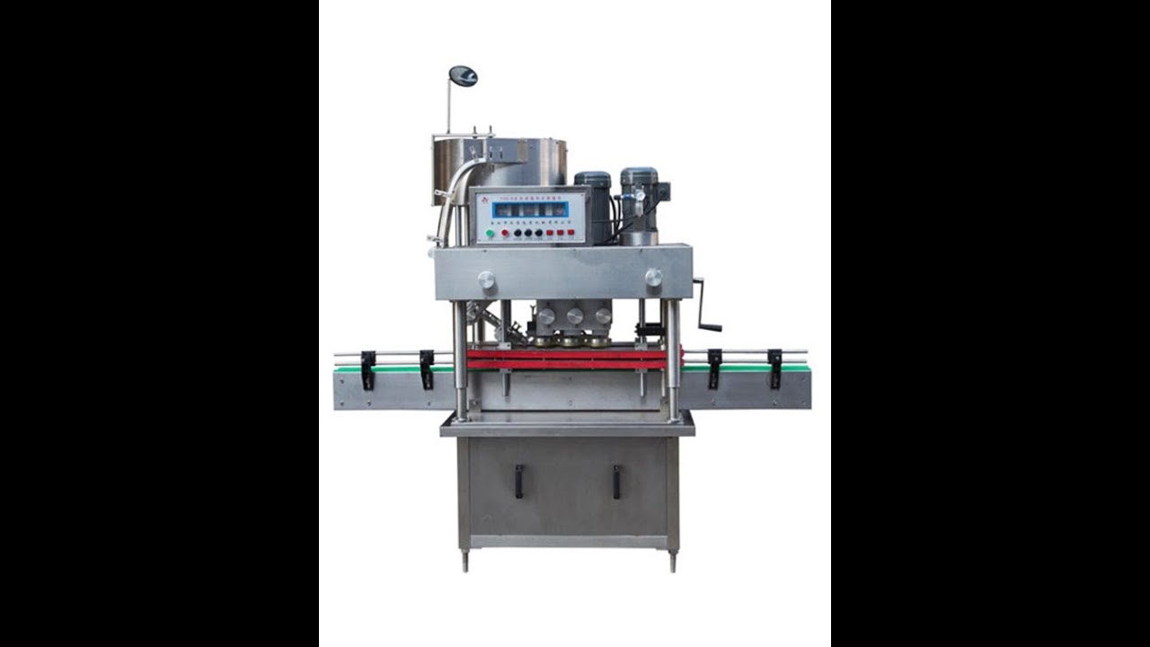 CPG-6F Automatic Capping Machine - YouTube
