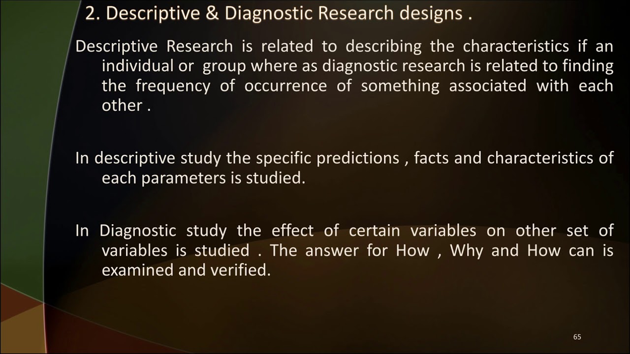 Descriptive Diagnostic And Hypothesis Or Experimental Research Design descriptive-diagnostic-and-hypothesis-or-experimental-research-design