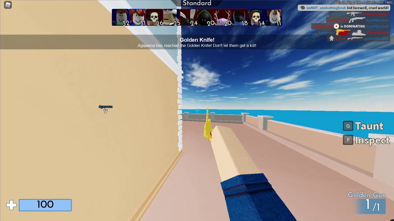 Best golden gun flick of the day. - YouTube