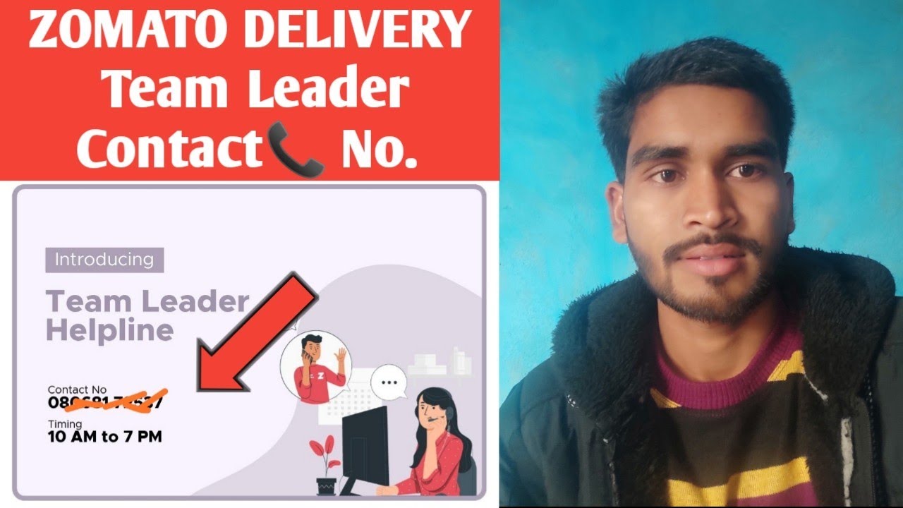 Zomato delivery team leader contact number | zomato delivery Team ...