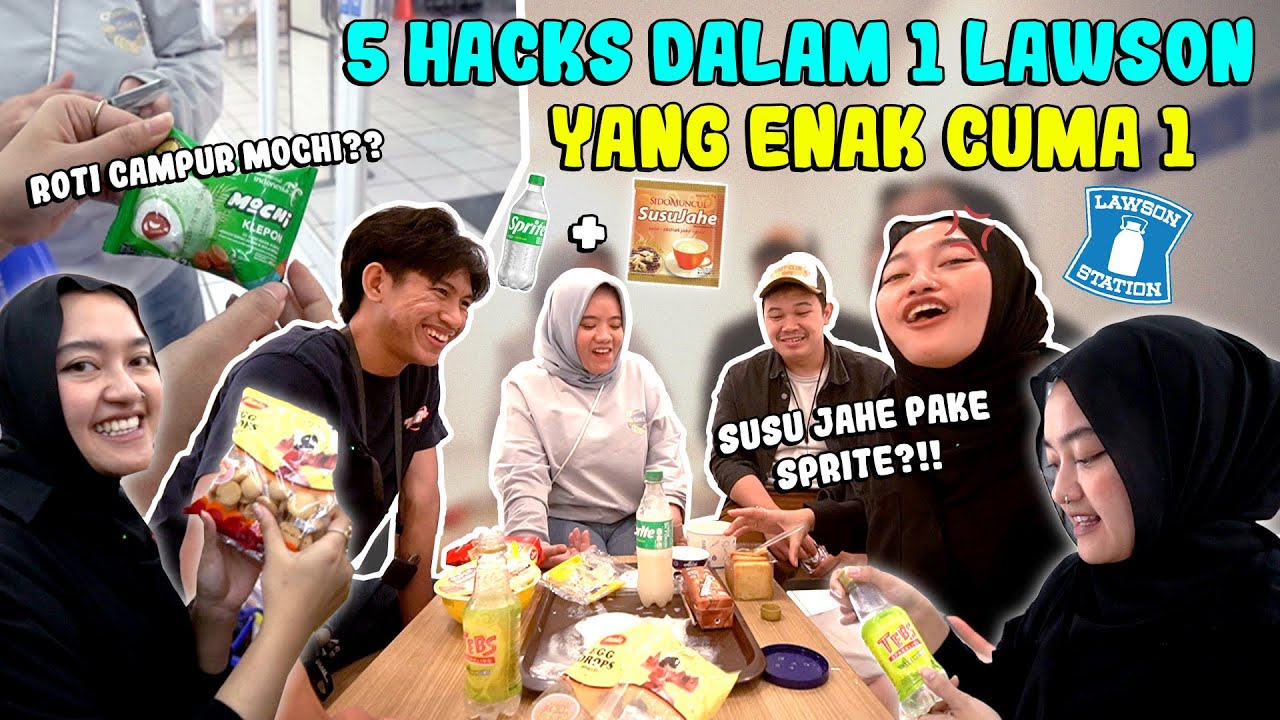 LAWSON HACKS PALING NGADA NGADA!! SODA CAMPUR MALKIST 😱😱 - YouTube