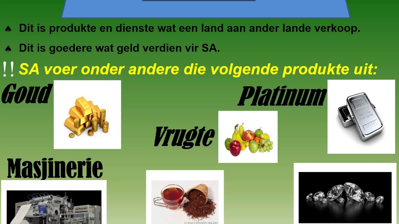 Aardrykskunde GR6 Handeldryf 20 24 April 2020 - YouTube