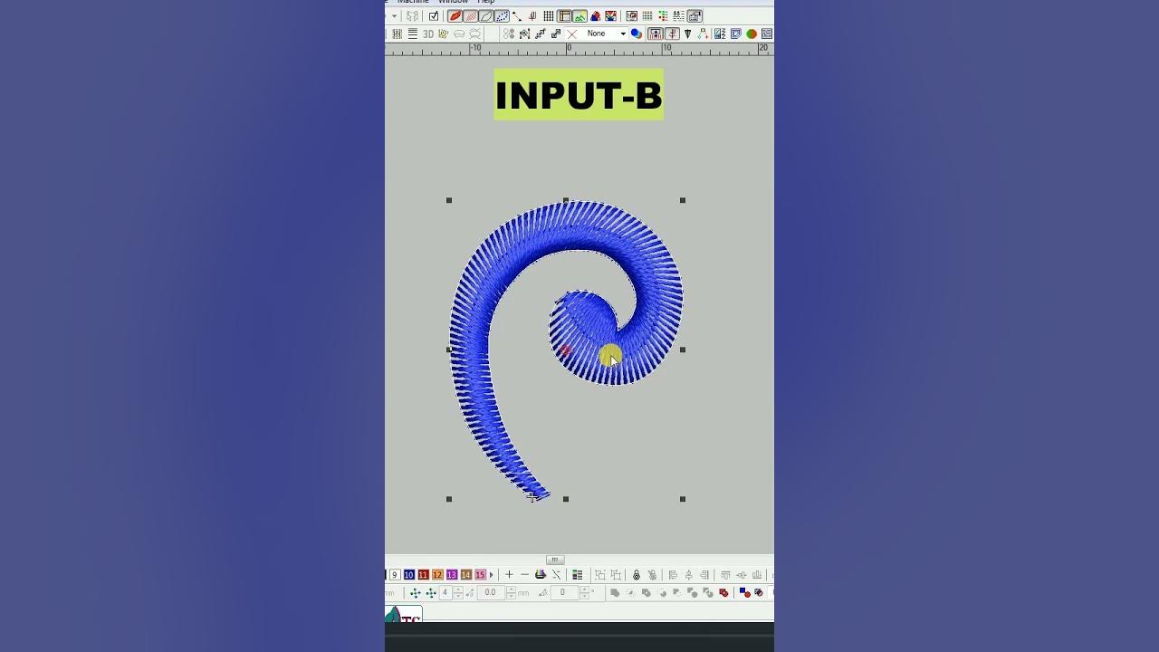 Input-B | How To Make Wilcom embroidery design full course | Lifetime Creation | Wilco tutorial ...