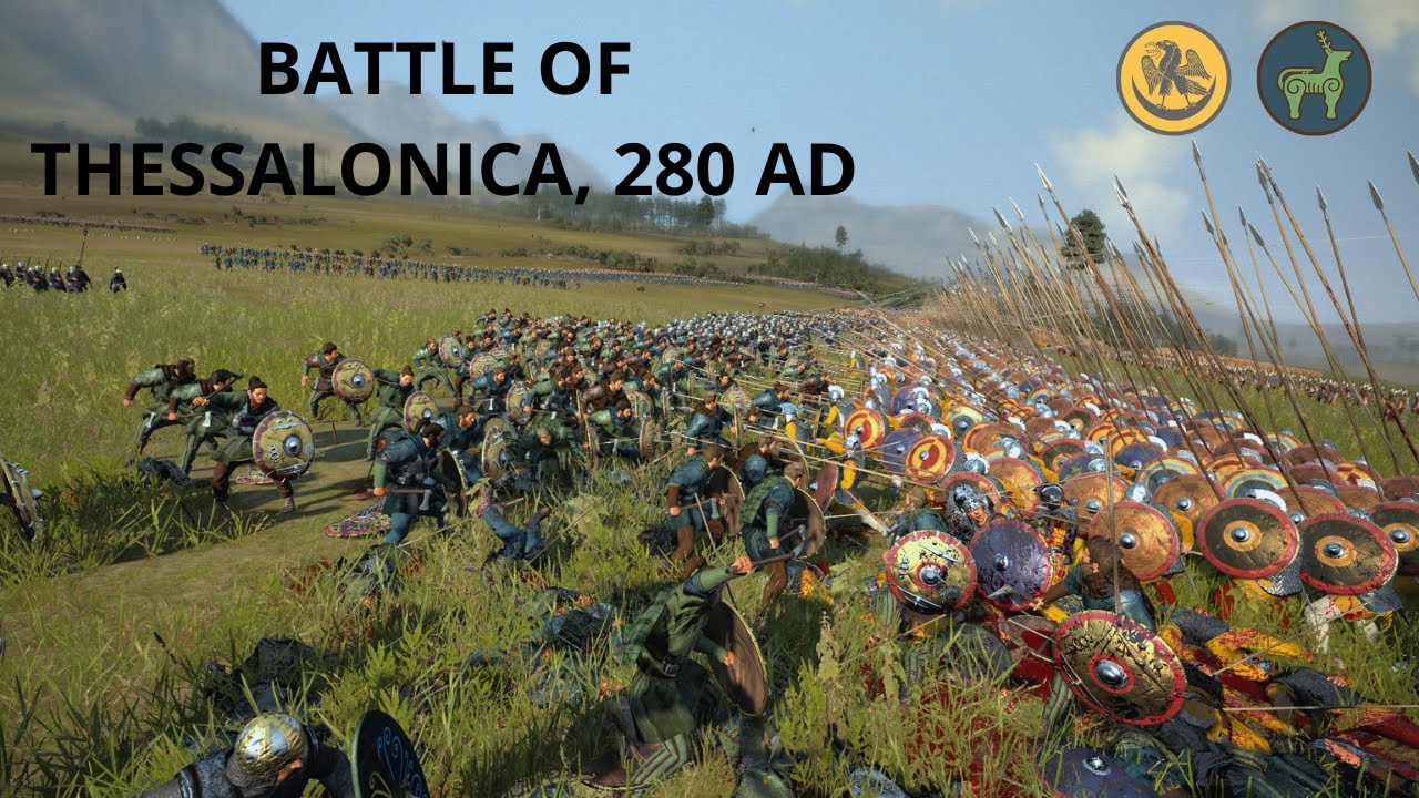 BATTLE OF THESSALONICA, 280 AD I PALMYRA VS BURI - YouTube