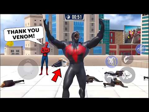 Venom Saves Spiderman From Kingpin | Spider Fighting New Venom Update? 🔥
