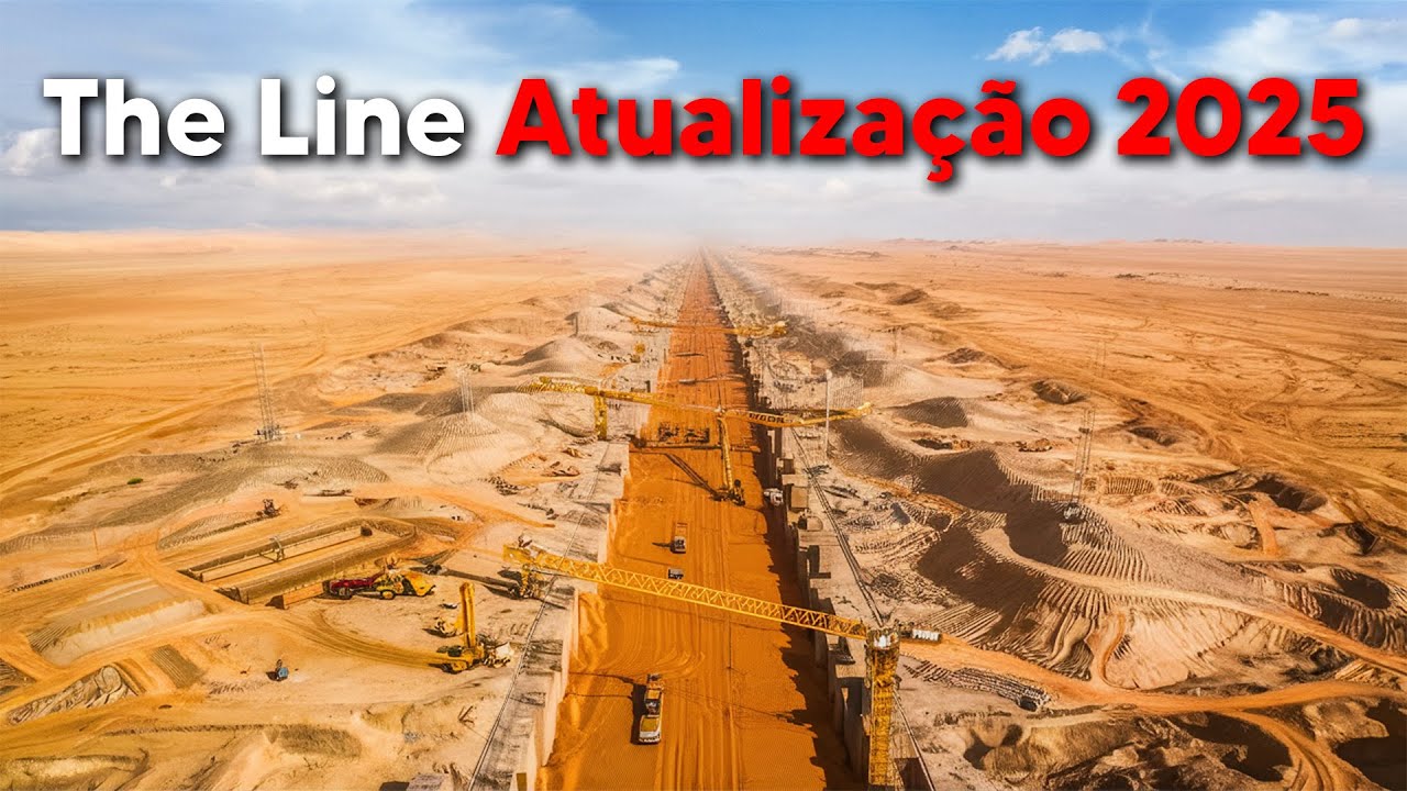 The Line: Grande Atualização da Construção 2025 - YouTube