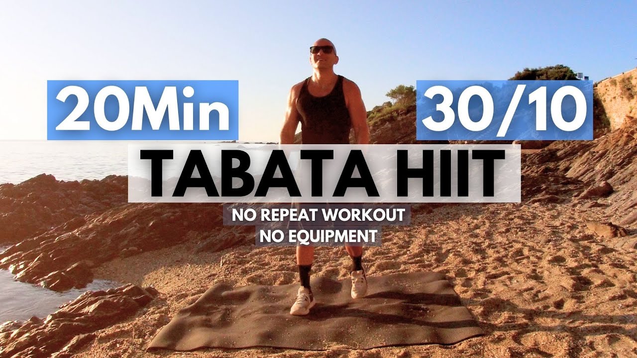 Tabata 20Min HIIT Workout / Tabata 30/10 / NO REPEAT - YouTube