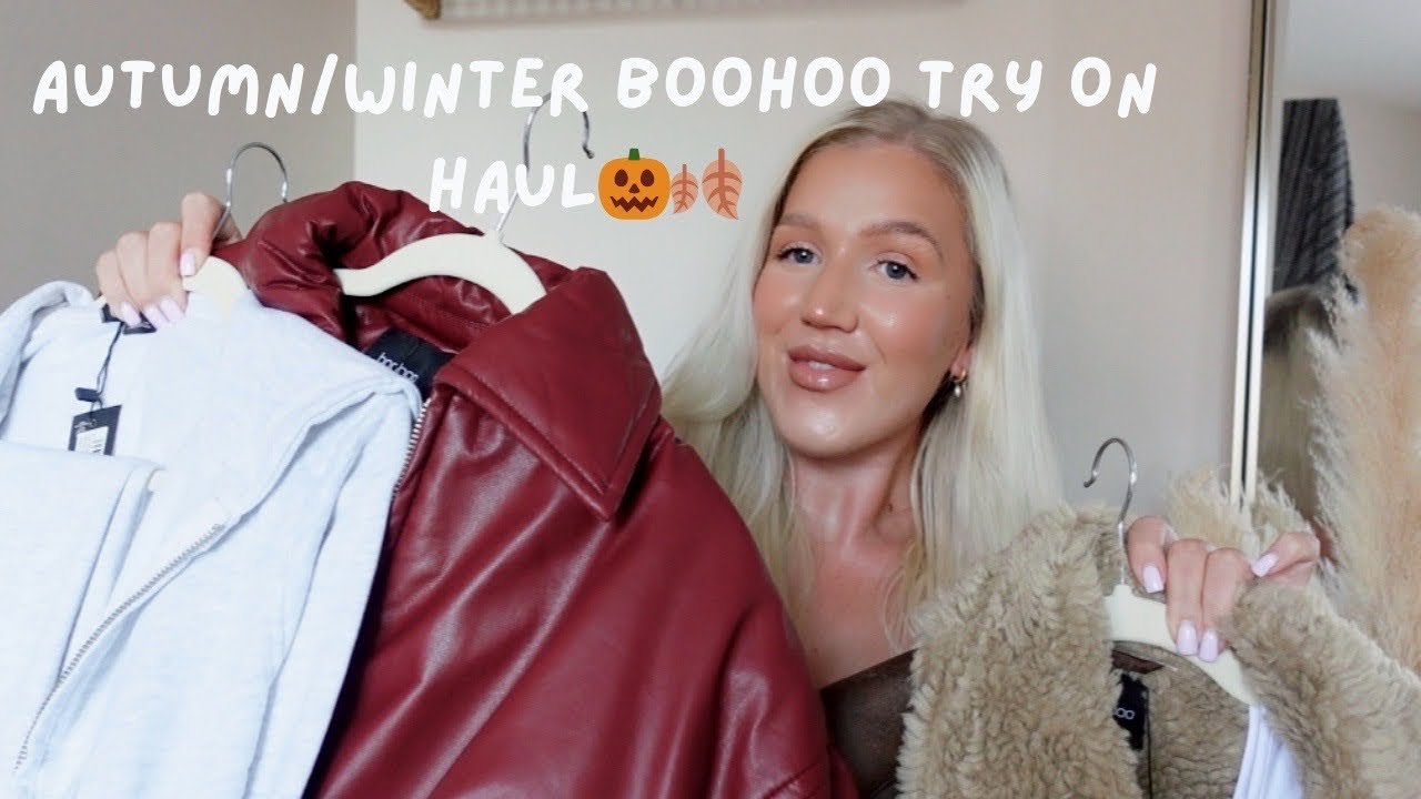 BOOHOO AUTUMN/WINTER TRY ON HAUL🎃🍂🧡 - YouTube