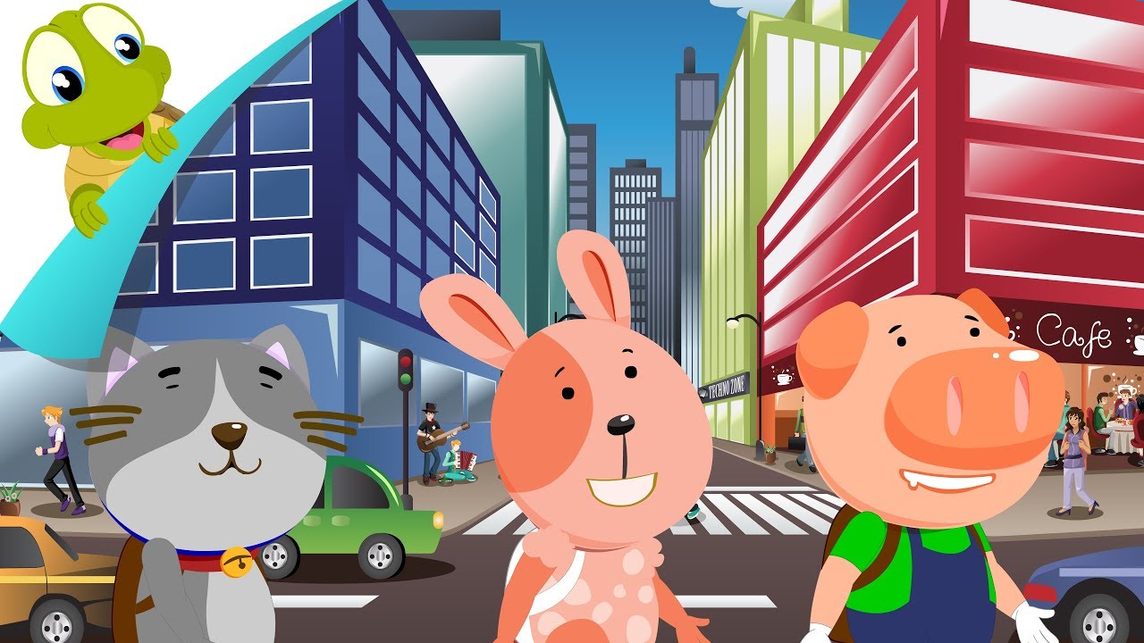 Farm Animals and Traffic Signals Song | Cross the Street - YouTube